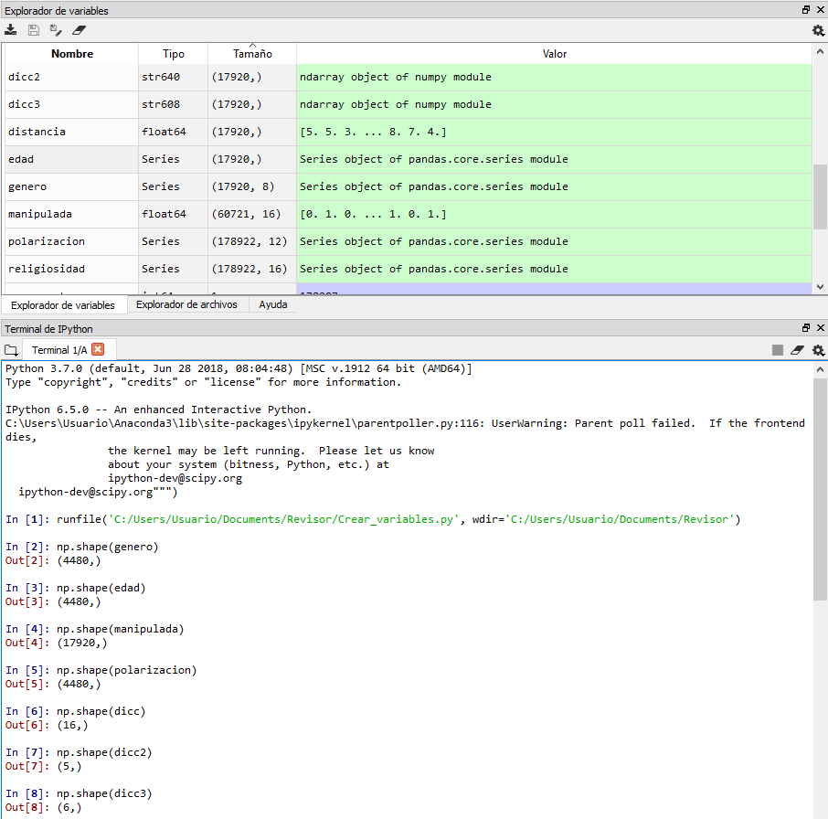 Variable Explorer Shows Wrong Size · Issue 8831 · Spyder Ide Spyder · Github