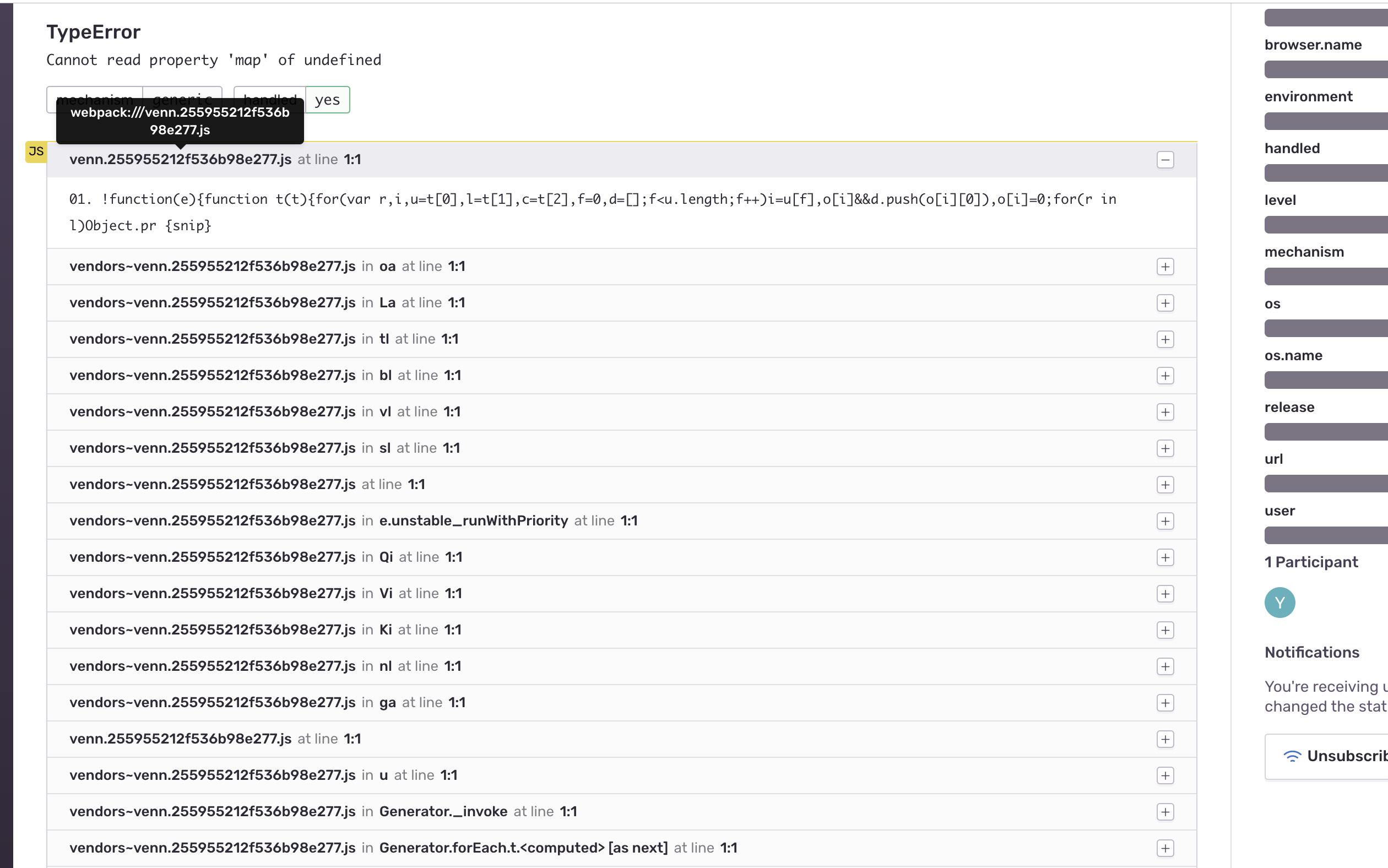 Source maps not showing original code · Issue #158 · getsentry/sentry-webpack-plugin · GitHub