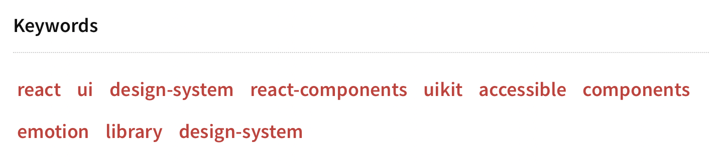 [Feature Request] npm keywords · Issue #850 · mantinedev/mantine · GitHub