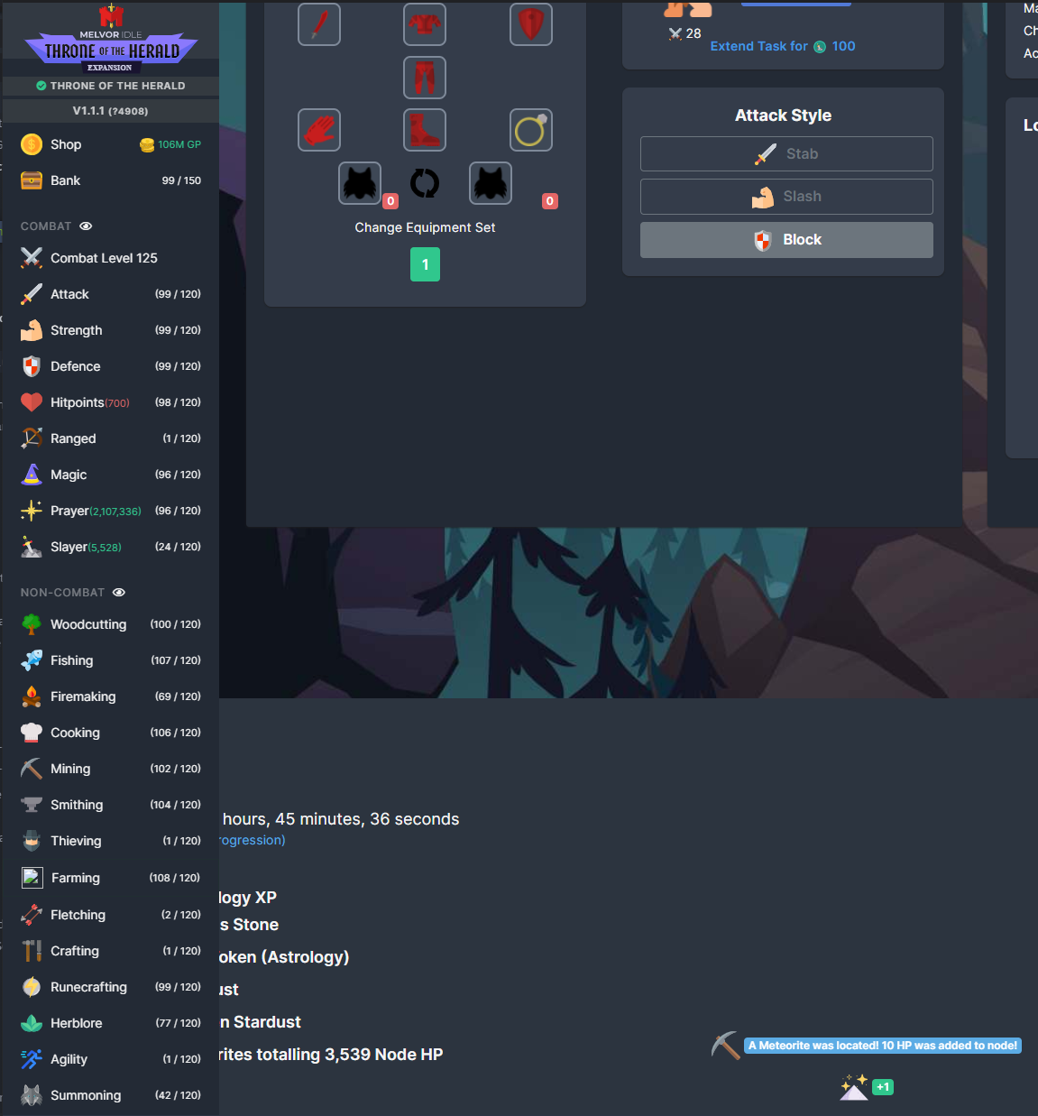 Bug Popups Are Pinned To The Bottom Of Client · Issue 3019 · Melvoridle 