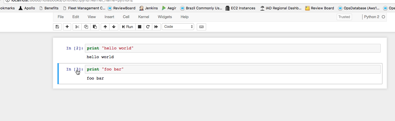 add a execute button near "In [ ]" so it can be like the refresh button ...