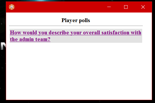Player Polls don't work? · Issue #72764 · tgstation/tgstation · GitHub