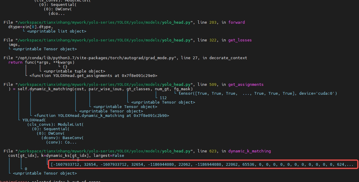 请问为什么每个gt 的dynamic_ks 为什么出现了负数 · Issue #1560 · Megvii-BaseDetection/YOLOX · GitHub