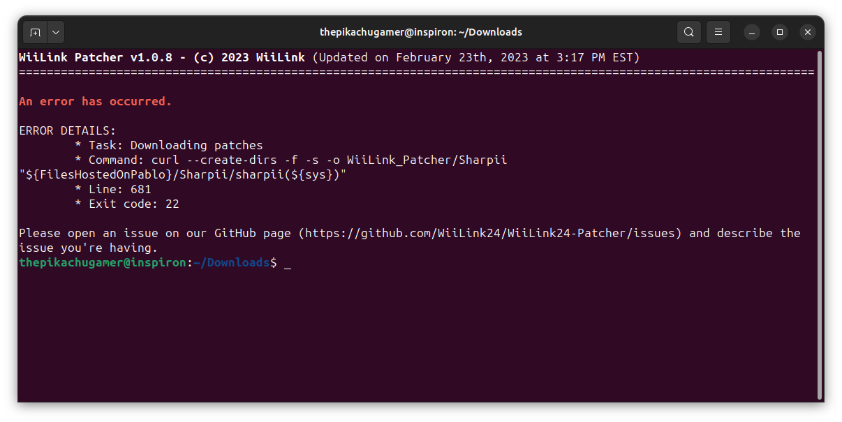 The temporary file host is dead · Issue #69 · WiiLink24/WiiLink24-Patcher · GitHub