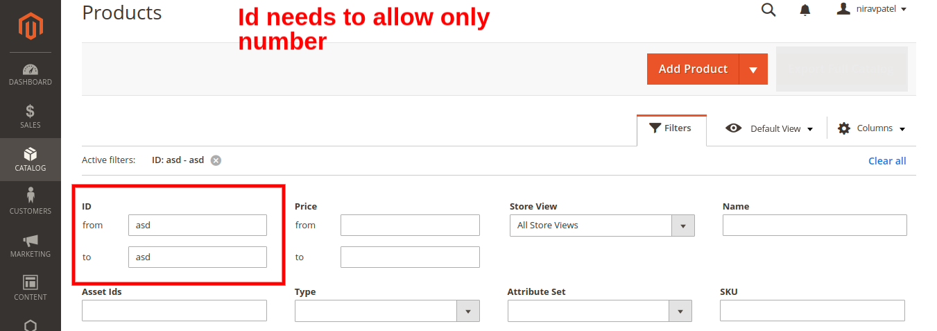 Missing Validation For Admin Grid Filters · Issue 28464 · Magentomagento2 · Github 