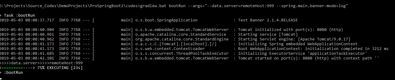 Passing multiple arguments to gradlew in Run Configuration of STS4 · Issue #285 · spring ...