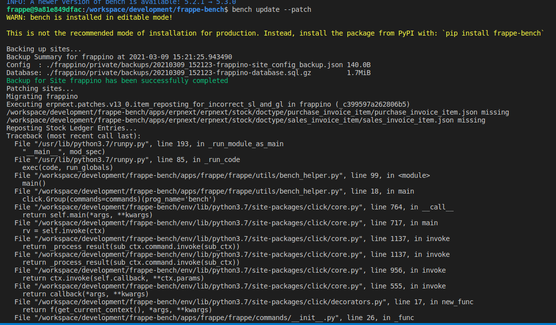 Erpnext V12 To V13 Migration Issue · Issue 24884 · Frappe Erpnext · Github