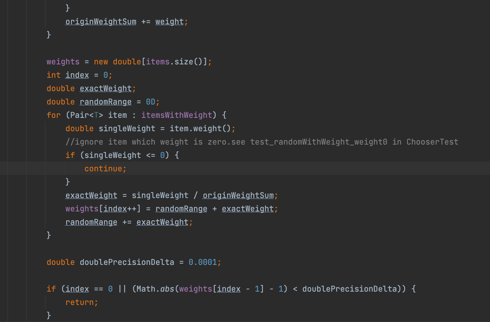 chooser optimization reduces array usage and redundant for loops · Issue #9391 · alibaba/nacos ...