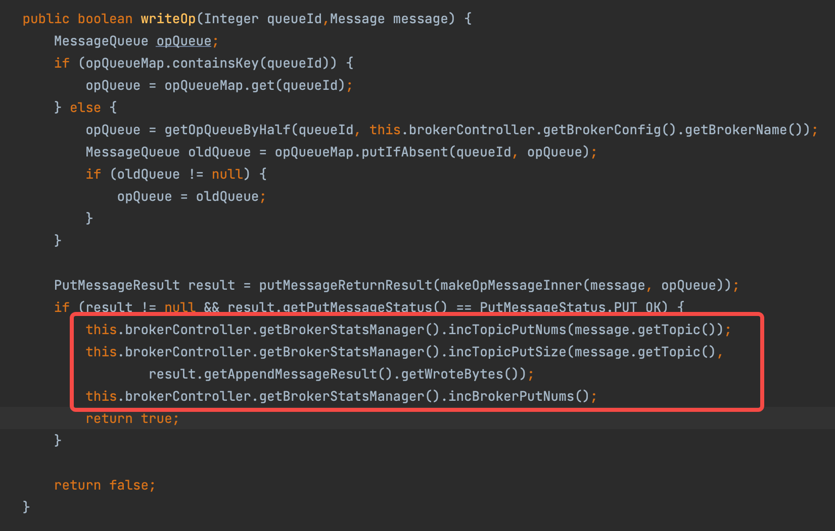 Transactionalmessagebridge Writeop Duplicate Recording Of Metrics Data · Issue 5415 · Apache