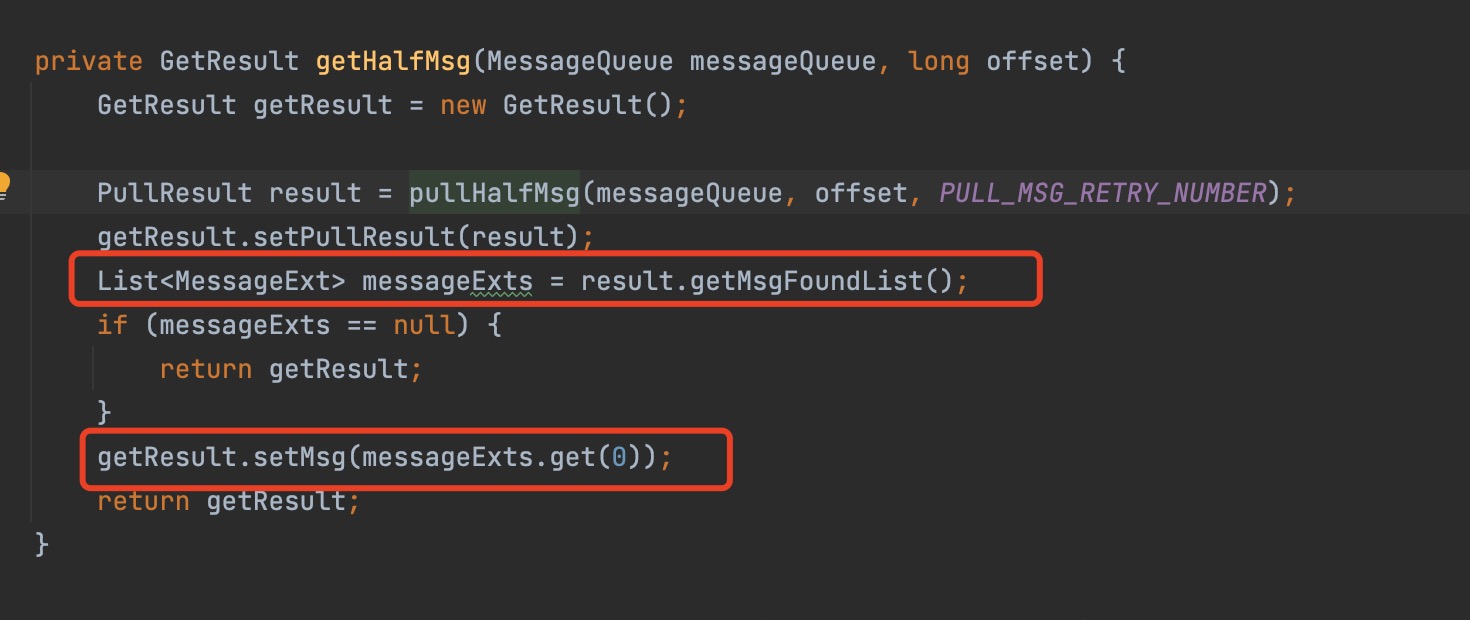 Null Exception And Array Overflow Bug Exist In Gethalfmsg Method · Issue 5424 · Apacherocketmq