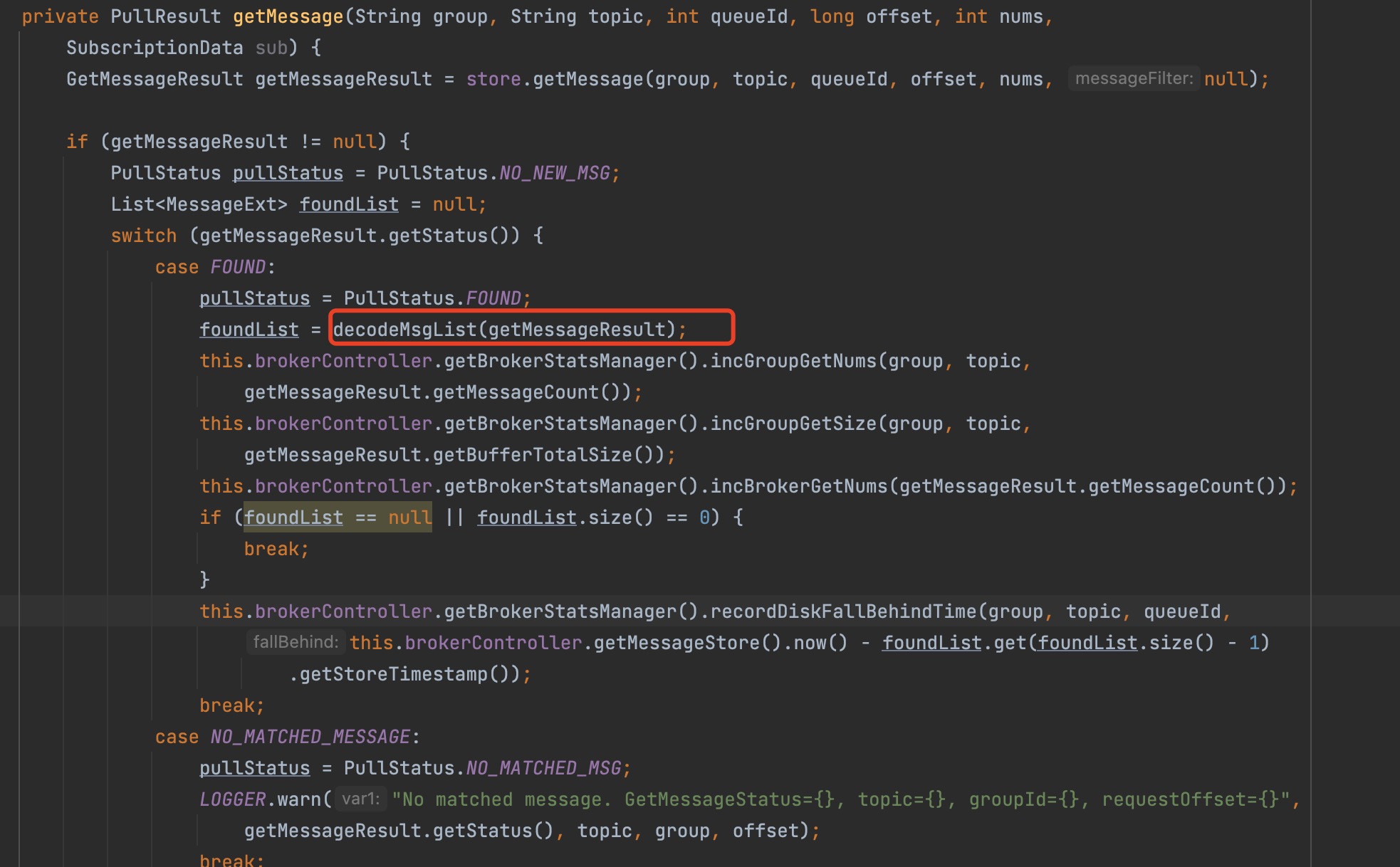Null exception and array overflow bug exist in getHalfMsg method · Issue #5424 · apache/rocketmq ...
