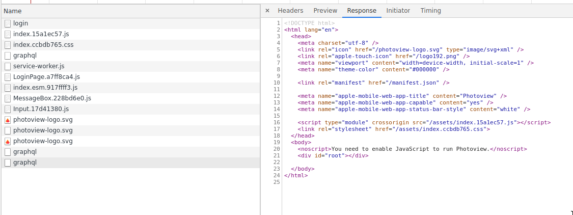 Login does not work when ui is served by the api. · Issue #812 · photoview/photoview · GitHub