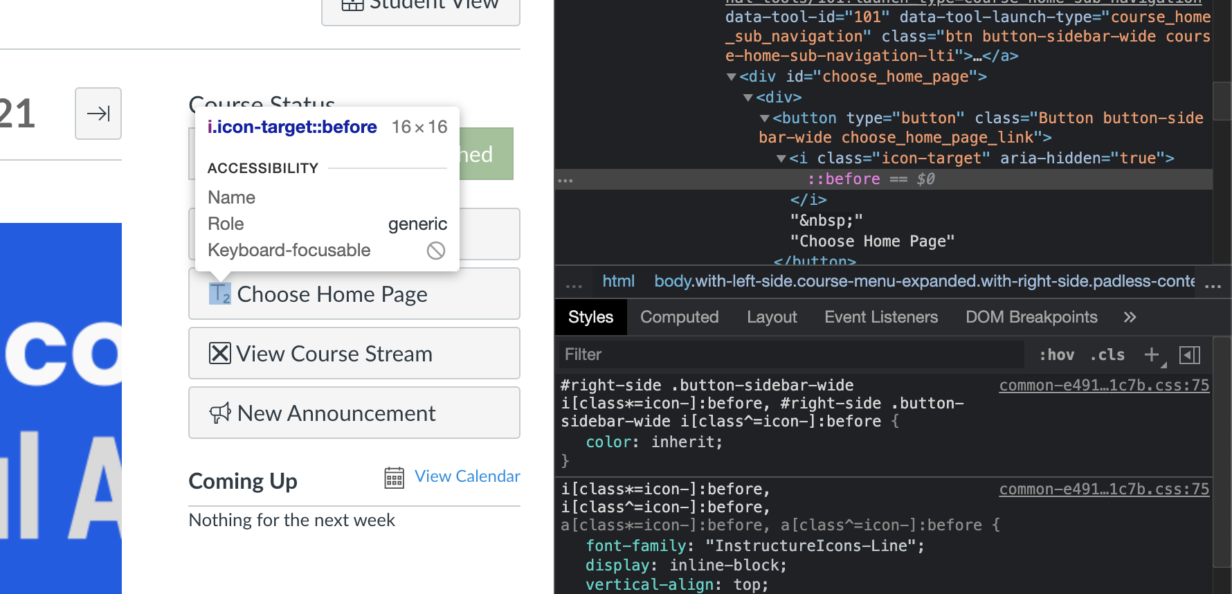 Mismatched Icons on Course View (Stable Branch) · Issue #1868 · instructure/canvas-lms · GitHub