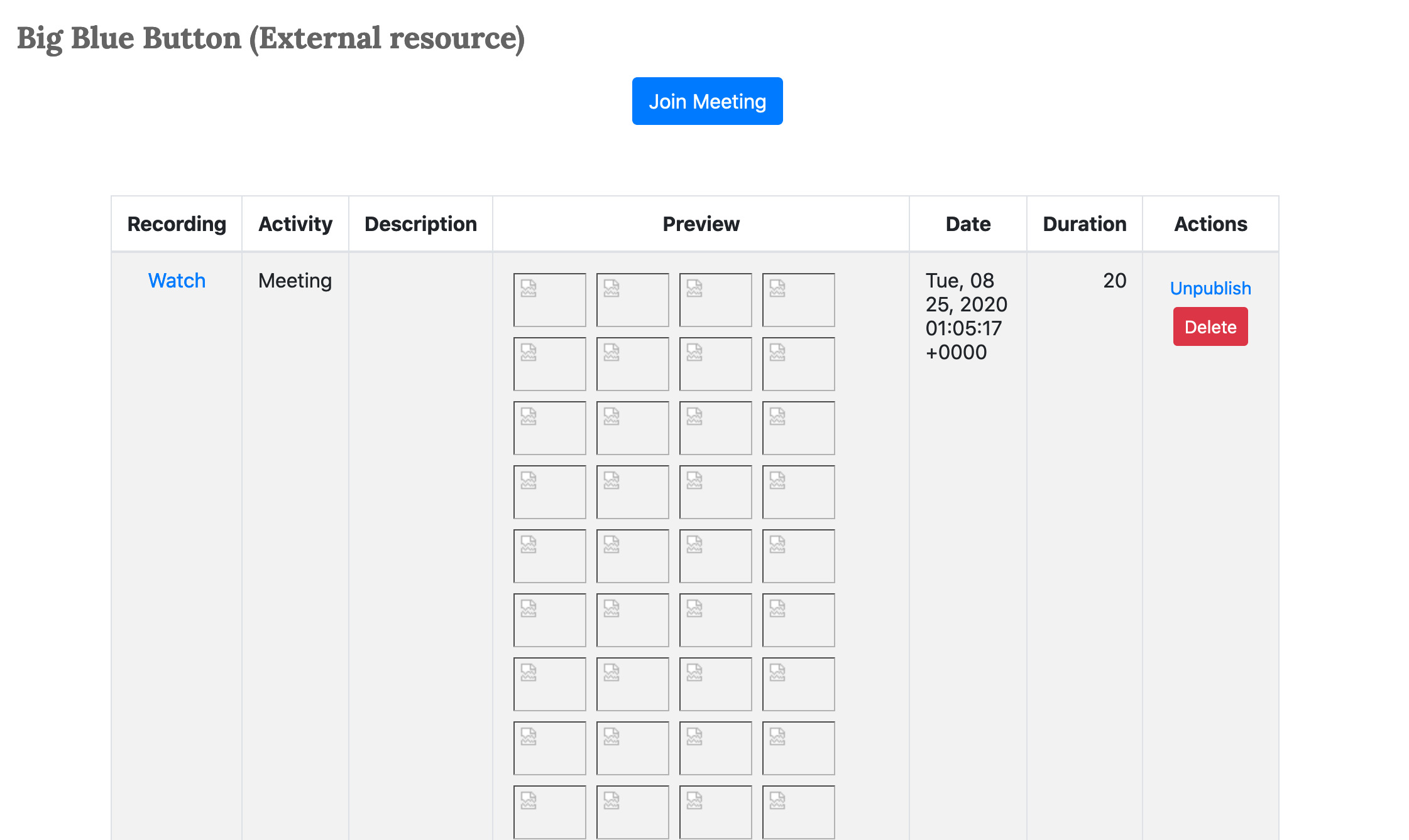 LTI Recordings Preview Thumbnails have Incorrect Sources · Issue #10512 · bigbluebutton ...