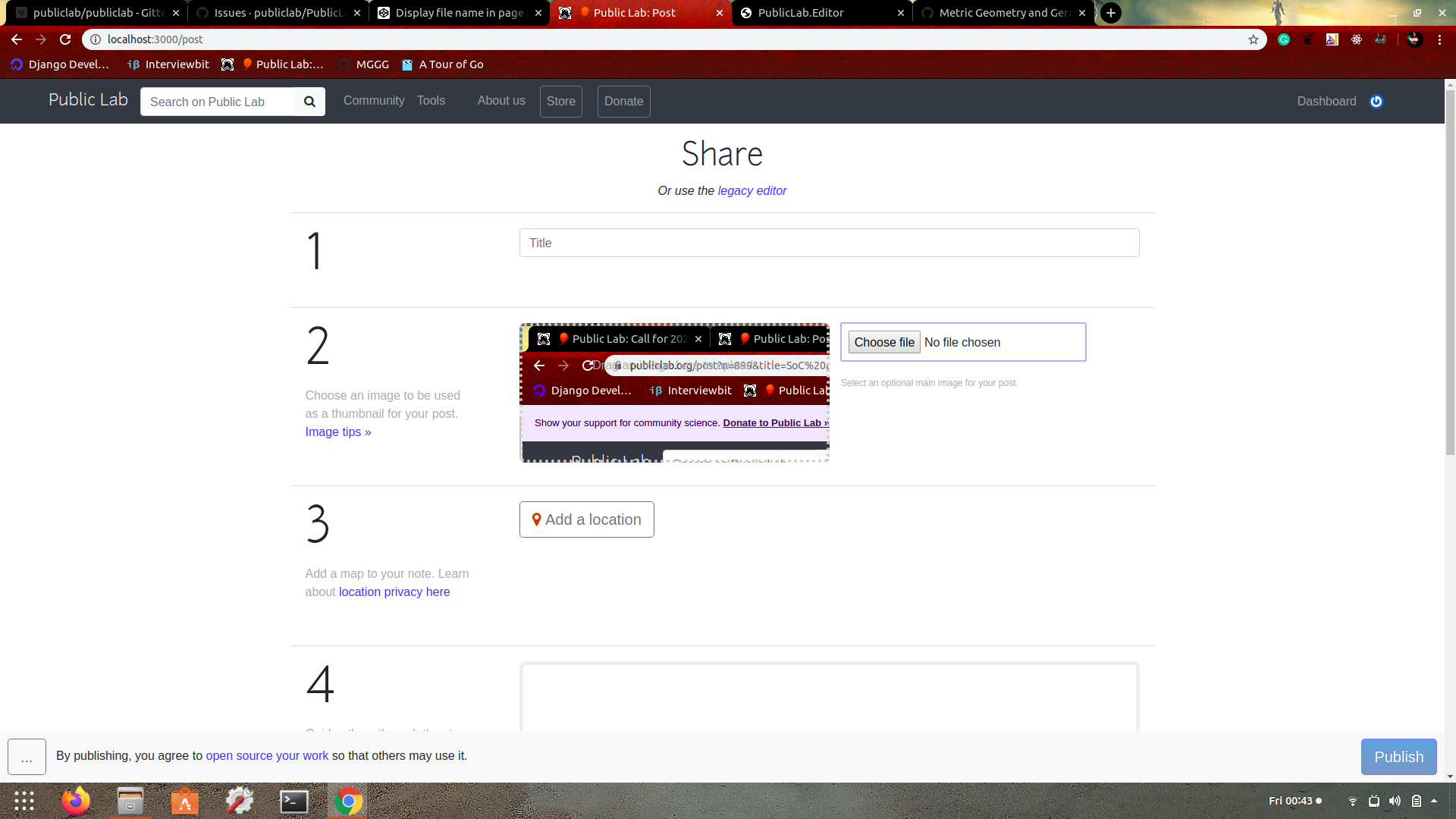 UI improvement of Main Image popup · Issue #450 · publiclab/PublicLab.Editor · GitHub