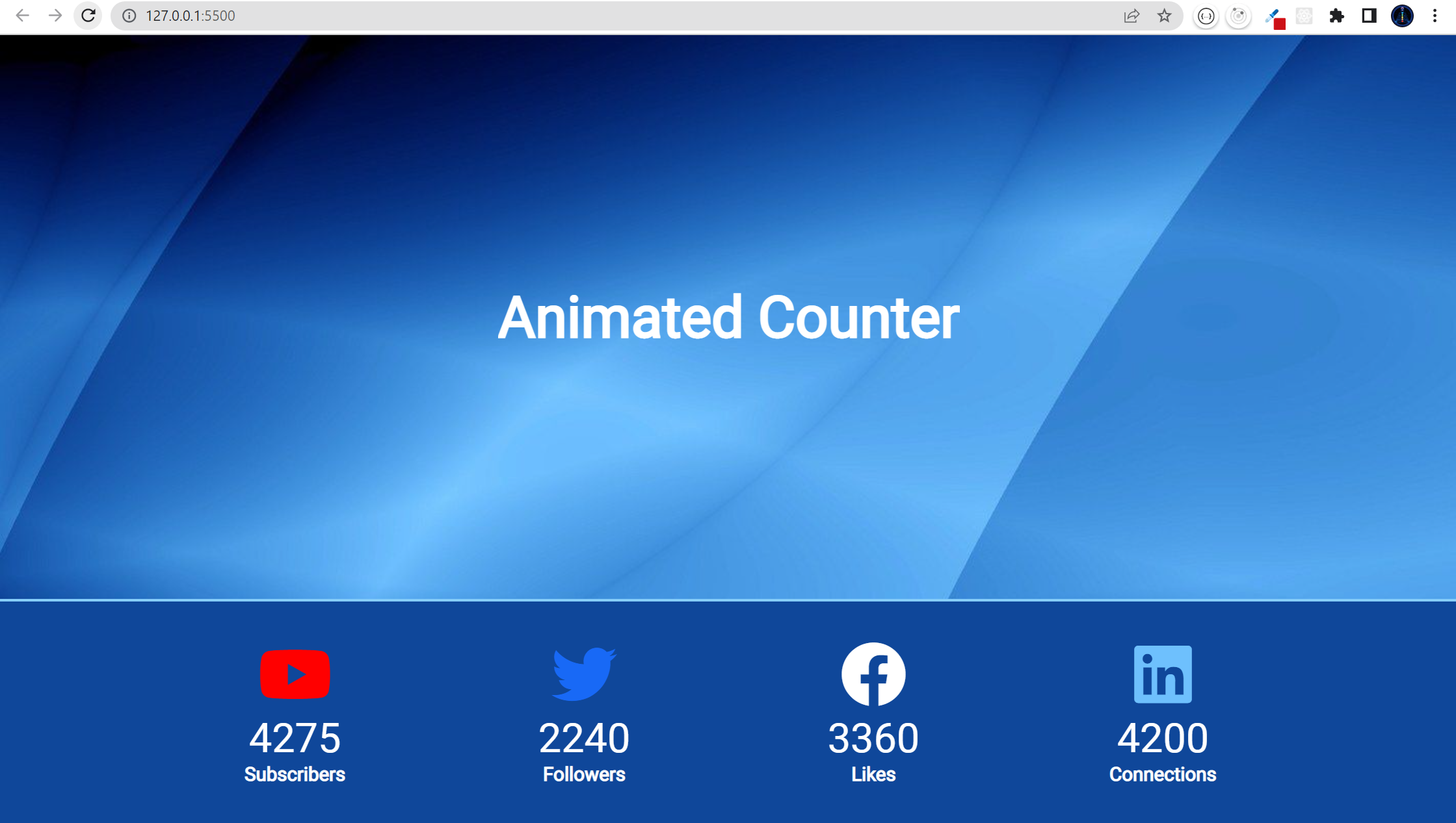 GitHub - mekrishnaa/animated-counter