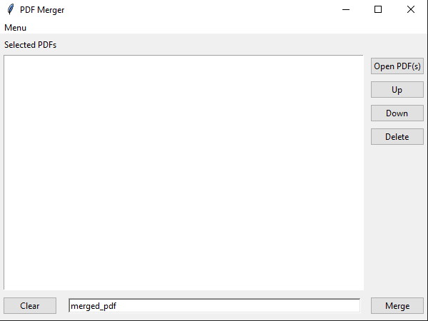 GitHub - MarkWitvliet/PdfFileMerger-GUI