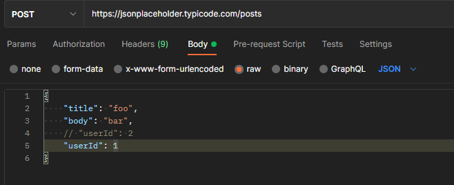 Getting Error when having comment in JSON raw body · Issue #1221 ...
