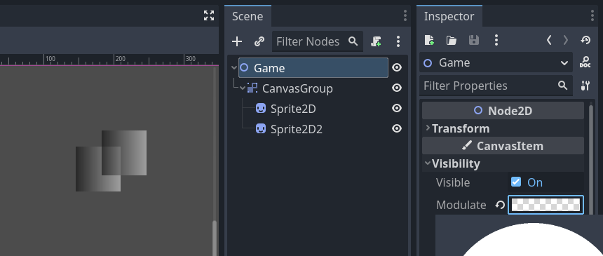 Prevent `CanvasGroup` children from inheriting `modulate` · godotengine ...