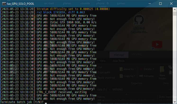 Not enough free GPU memory · Issue #3 · LUX-Core/rx2-ccminer · GitHub