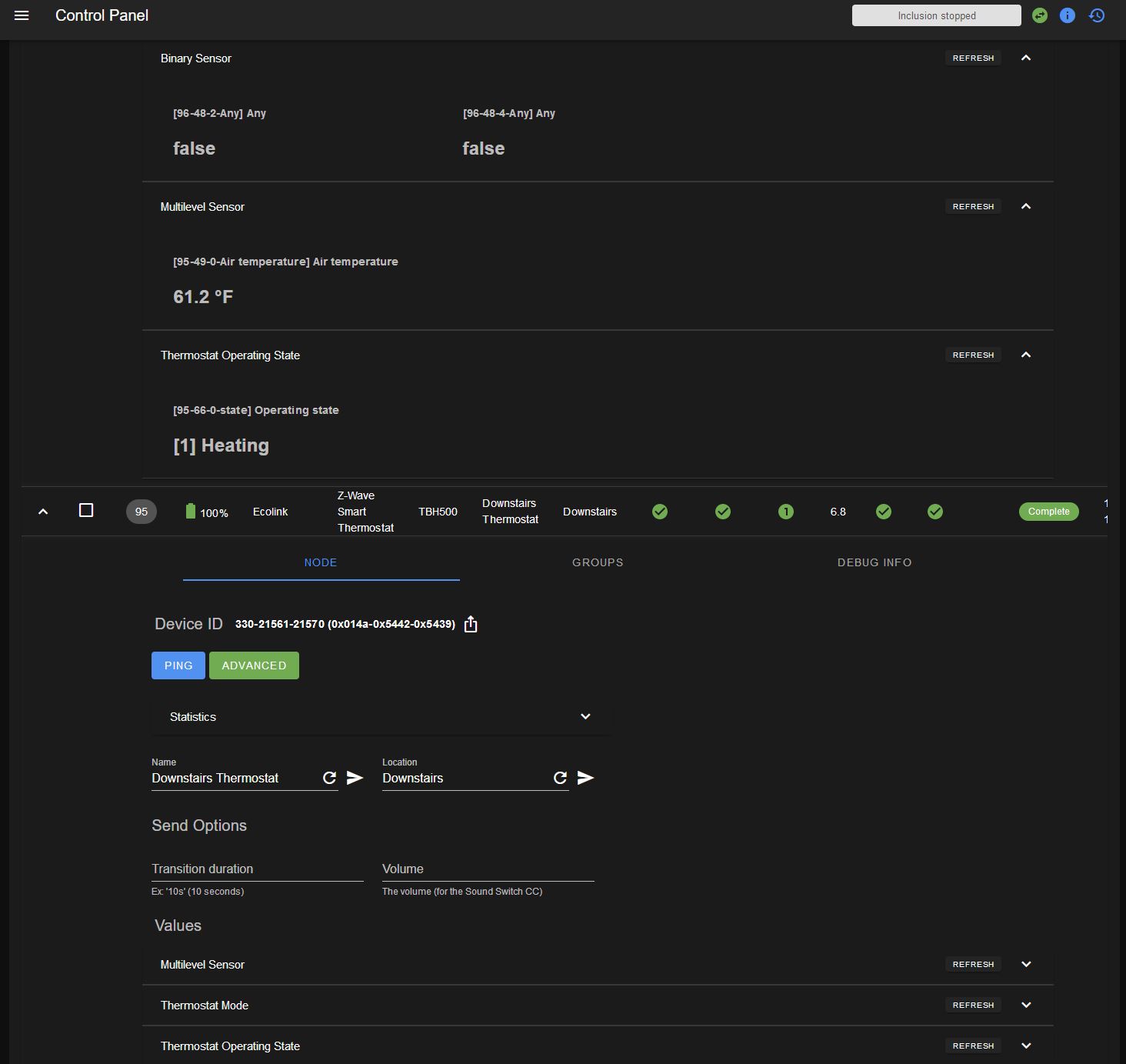One Node Values Appear In Following Node In Control Panel · Zwave Js Zwave Js Ui · Discussion 