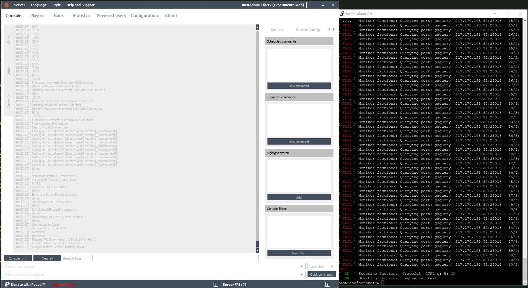 Monitor function prevents the server from starting if it's in the ...