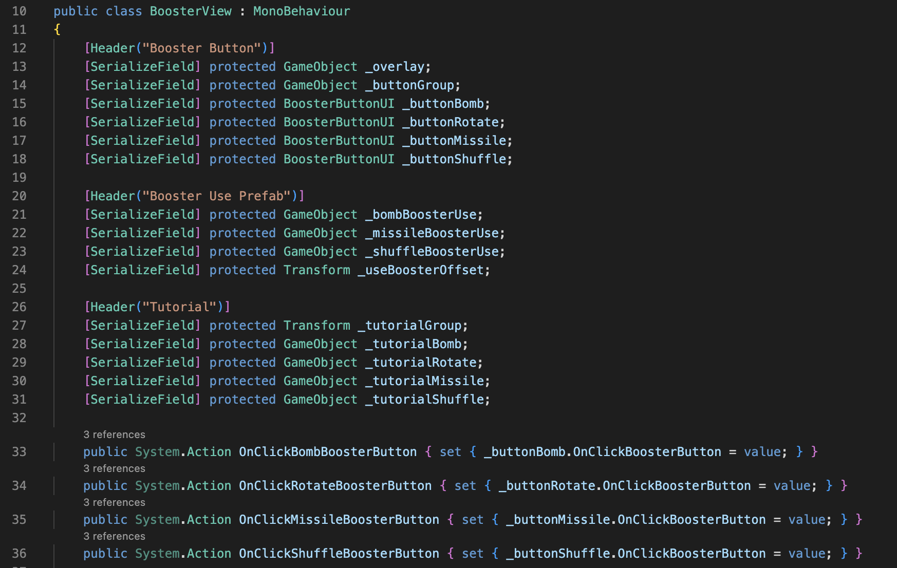 IntelliCode for C# Dev Kit does not show number of references of SerializeField · Issue #472 ...