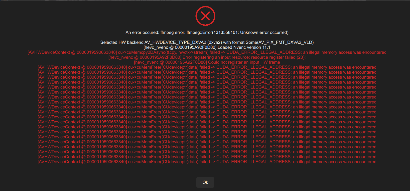 [Bug]: ffmpeg Error CUDA ERROR · Issue #93 · gyroflow/gyroflow · GitHub