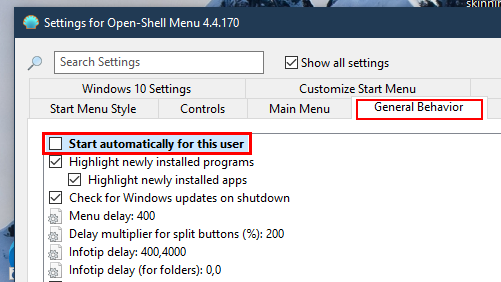 how do stop it from starting at windows satrt up · Issue #1060 · Open ...