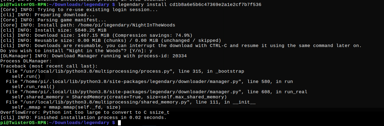 [Bug] Error downloading games · Issue #244 · derrod/legendary · GitHub