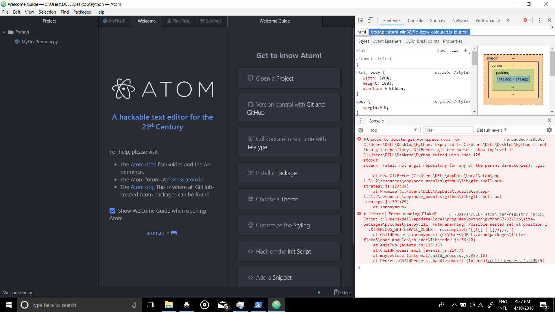 Error In Linter Flake8 [urgent] · Issue 648 · Atomlinter Linter Flake8 · Github