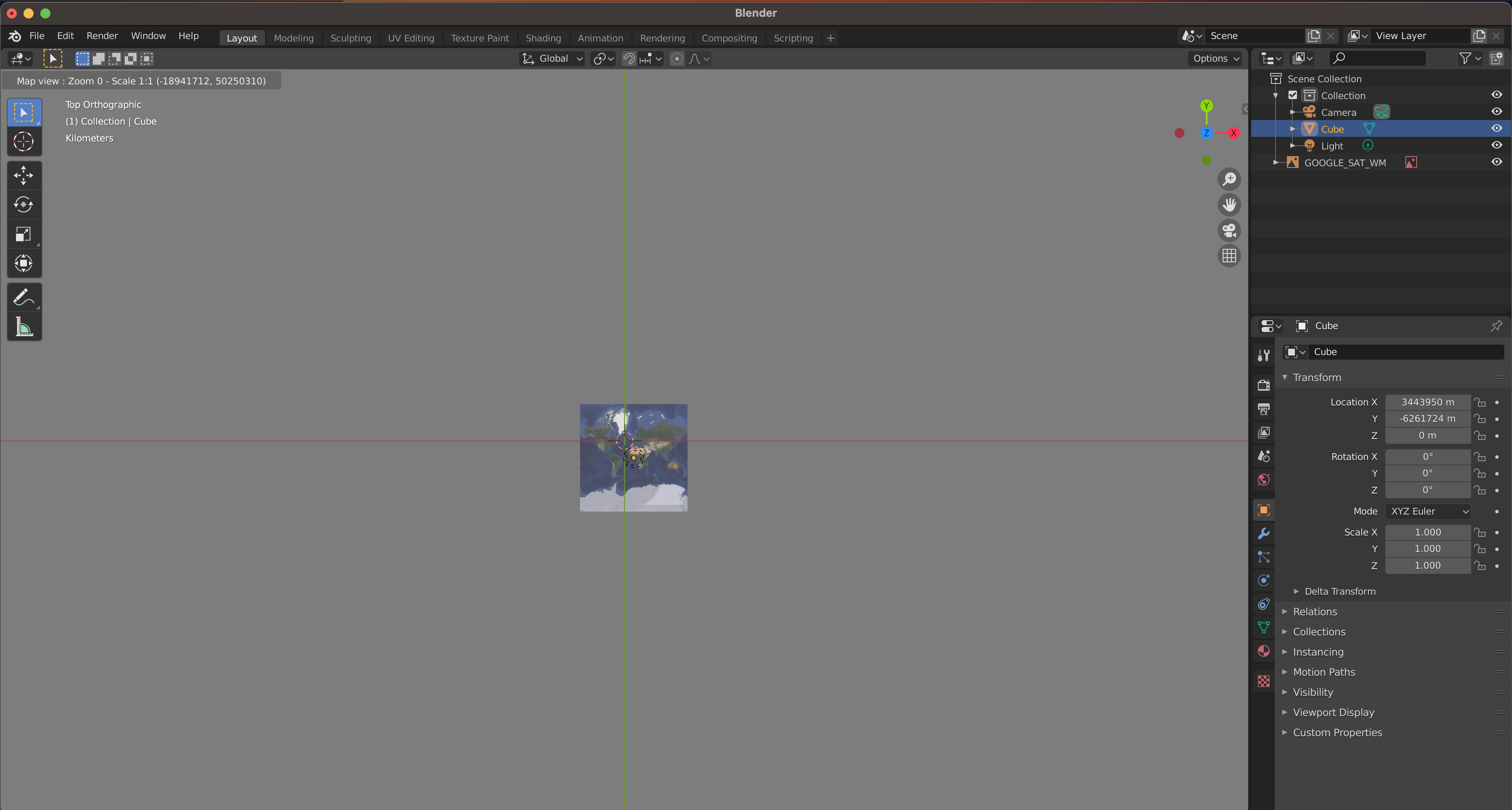 Basemap Not Loading · Issue 753 · Domlysz Blendergis · Github
