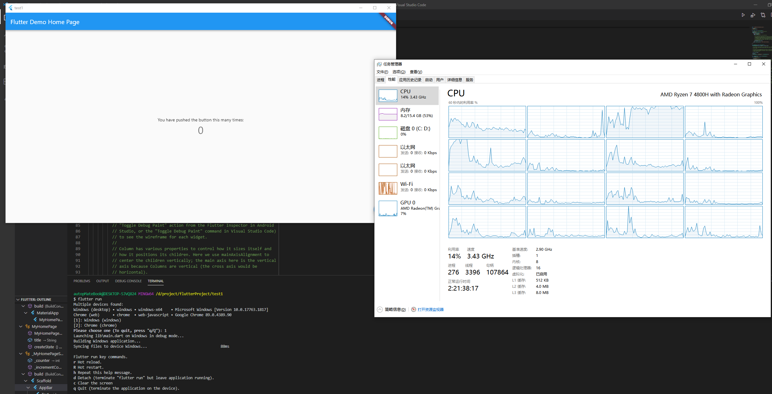 [windows] Cpu Single Core Usage Spike To 100 · Issue 79195 · Flutter Flutter · Github