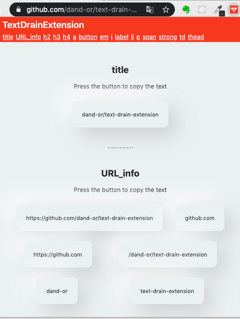 GitHub - dand-or/text-drain-extension: chrome extension to copy texts ...