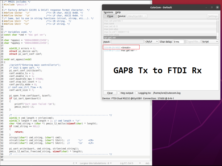 UART with a RN2483 LoRa module. · Issue #201 · GreenWaves-Technologies/gap_sdk · GitHub