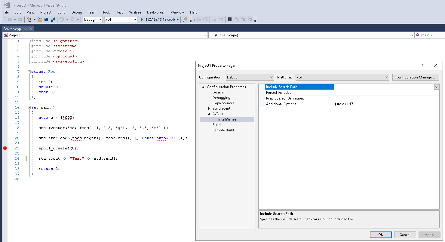 C 17 Intellisense Does Not Work With Makefile Project · Issue 292 · Microsoft Vslinux · Github