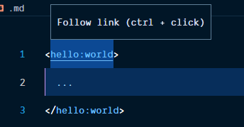 [BUG] Markdown recognizes a tag as a URL · Issue #161073 · microsoft/vscode · GitHub