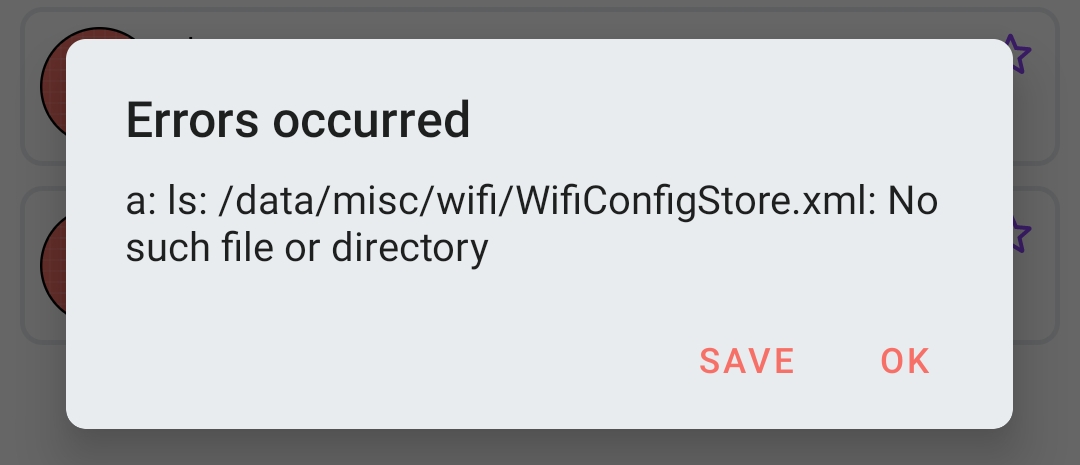 [Bug] Android 11: Error backup Wireless access points · Issue #270 · NeoApplications/Neo-Backup ...