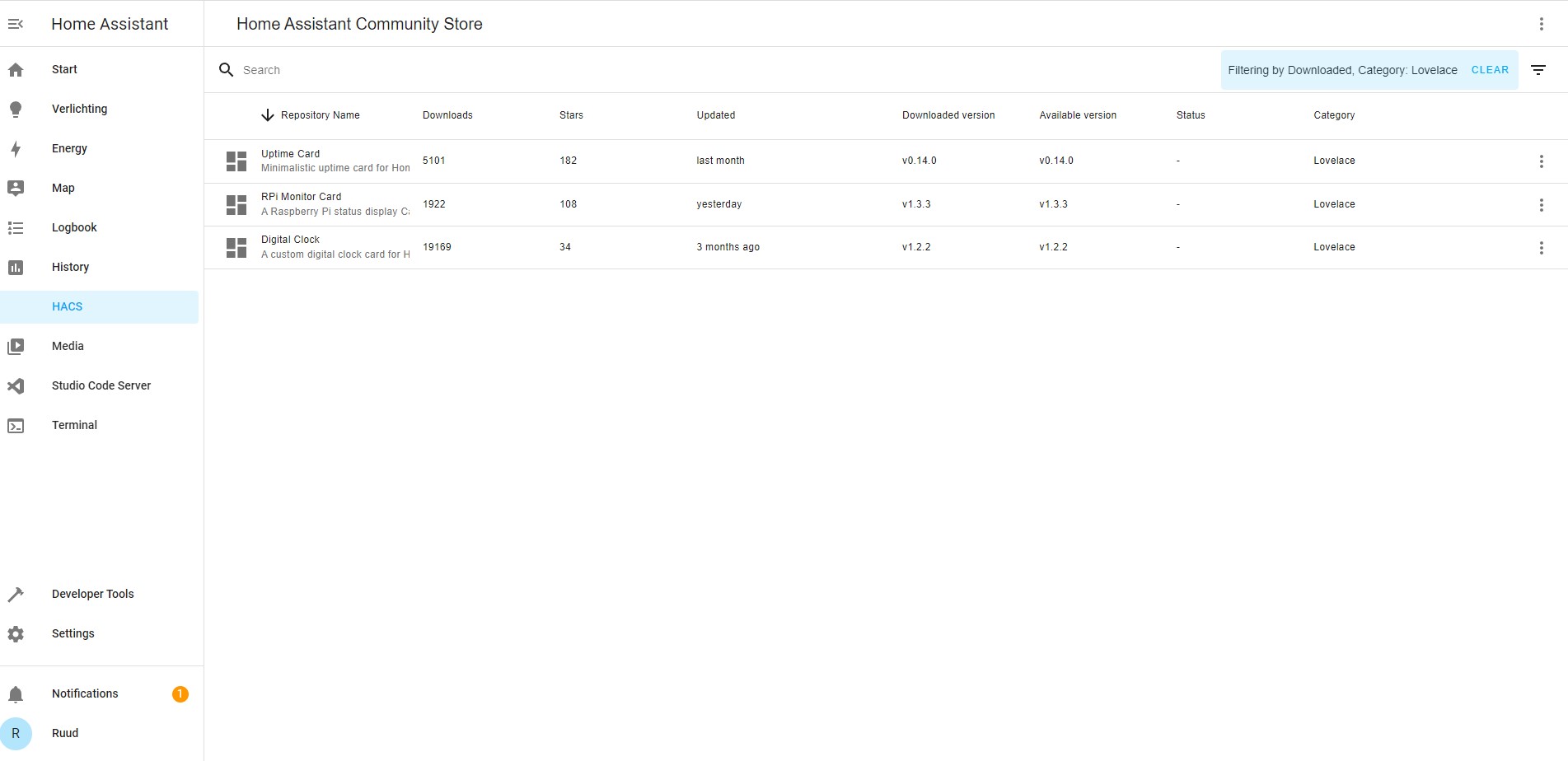 HACS main menu does not show up · Issue #3070 · hacs/integration · GitHub