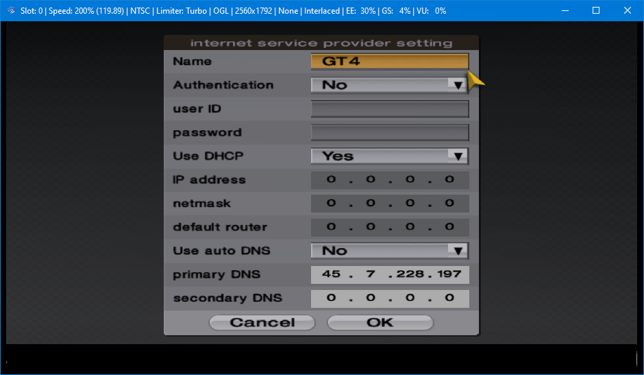 [BUG]: DEV9 - Automatic Gateway address doesn't work · Issue #4828 · PCSX2/pcsx2 · GitHub