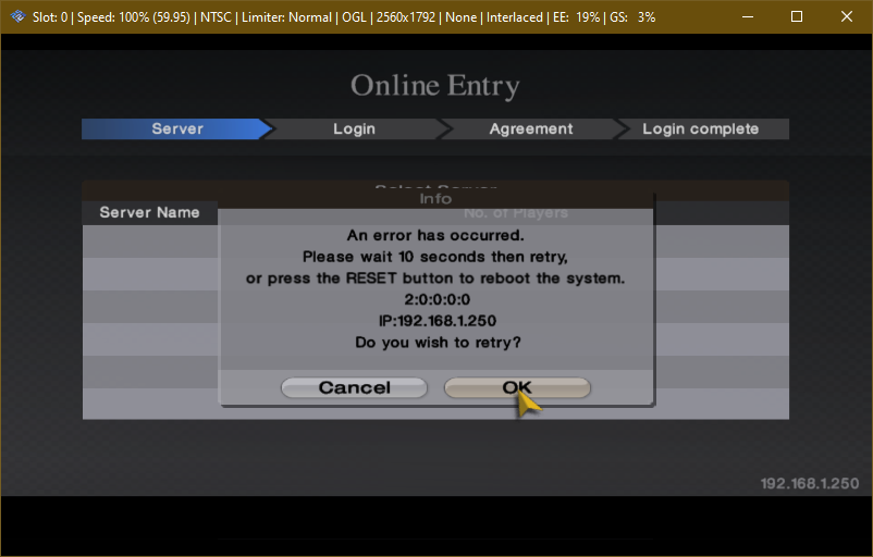 [BUG]: DEV9 - Automatic Gateway address doesn't work · Issue #4828 · PCSX2/pcsx2 · GitHub