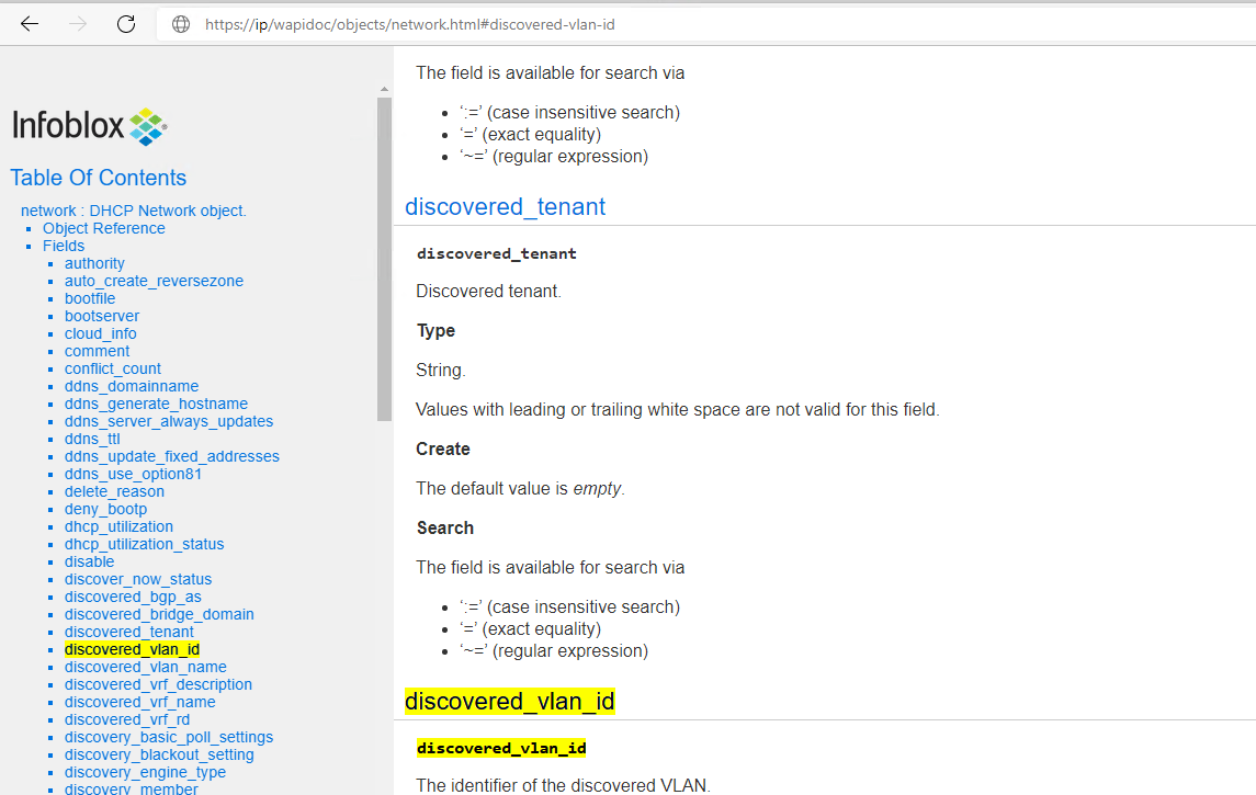 discovered_vlan_id is not returned with lookup · Issue #91 · infobloxopen/infoblox-ansible · GitHub