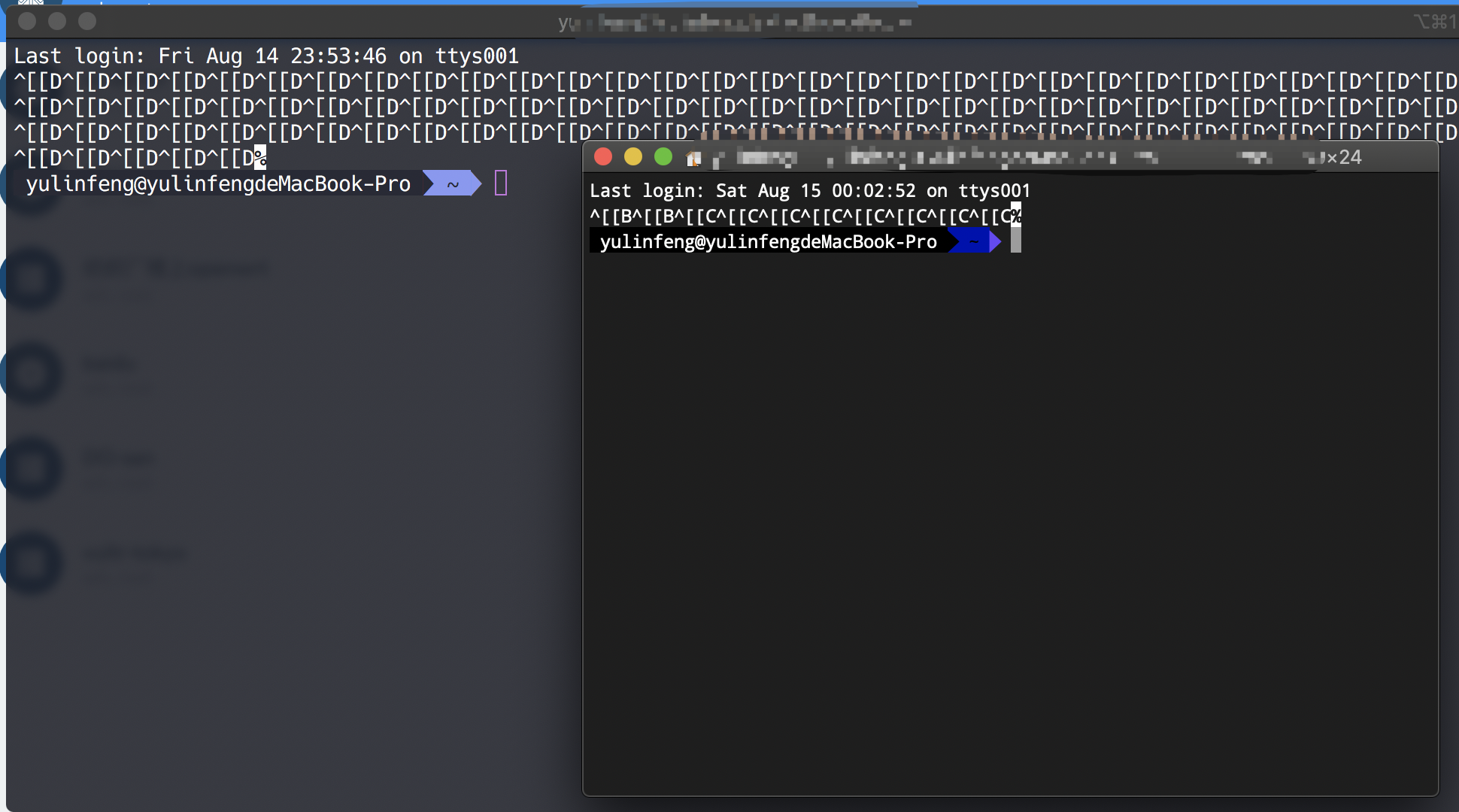 Terminal filled with ^[[D^[[D^[[D^[[D when alt-clicking a link · Issue ...
