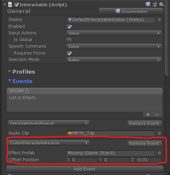 ArgumentNullException happens in ButtonHoloLens1.prefab · Issue #5788 · microsoft ...