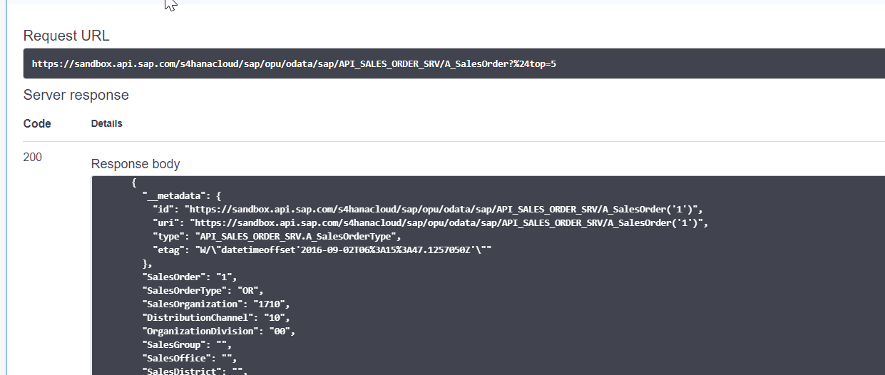 Discover Sales Order API from S/4HANA Cloud System · Issue #4605 · sap-tutorials/Tutorials · GitHub
