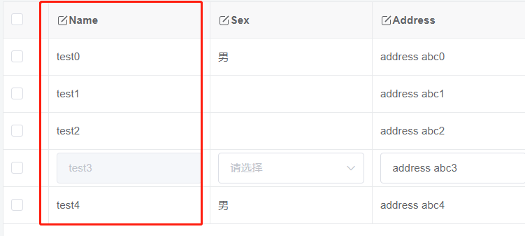 请问使用row编辑模式怎么禁用一个单元格 · Issue #482 · x-extends/vxe-table · GitHub