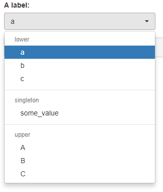 PickerInput incorrectly assigns groups with single member · Issue #114 · dreamRs/shinyWidgets ...