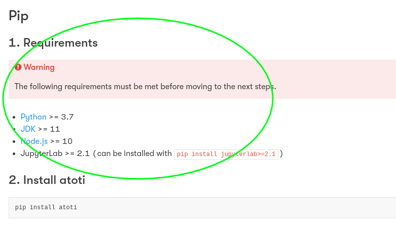 Improve pip installation doc · Issue #61 · atoti/atoti · GitHub
