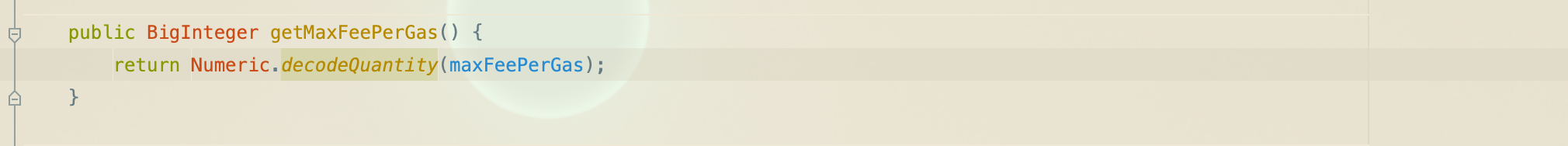 In package Response, Transaction contain a Inappropriate function getMaxFeePerGas() · Issue ...