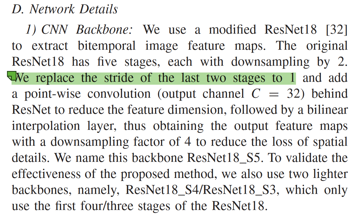 Something For Stride Of The Resnet18 In Backbone · Issue 48 · Justchenhaobitcd · Github 